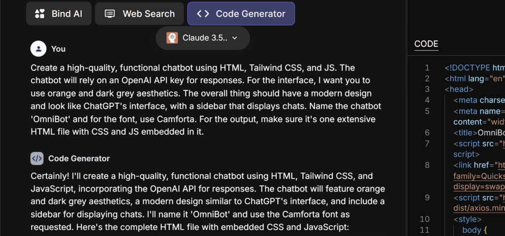 How to Create Your Own ChatGPT with Bind AI - Bind AI